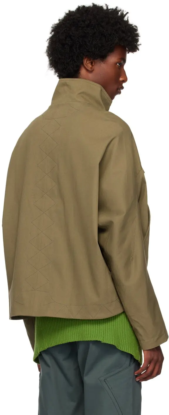 Kiko Kostadinov Jacklight Jacket In Brass Green - 43% Off